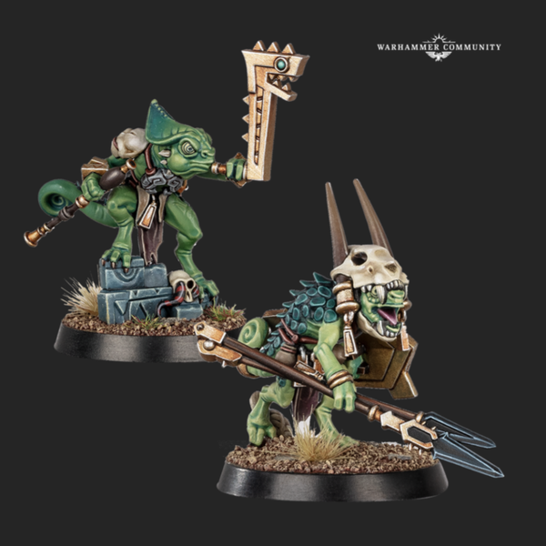 8th Ed. - New Warcry Chameleon Skinks for WHFB use | Lustria Online