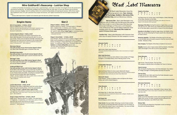 8th Ed. - Conquest of Lustria: Campaign Adventure (3.0) | Lustria Online